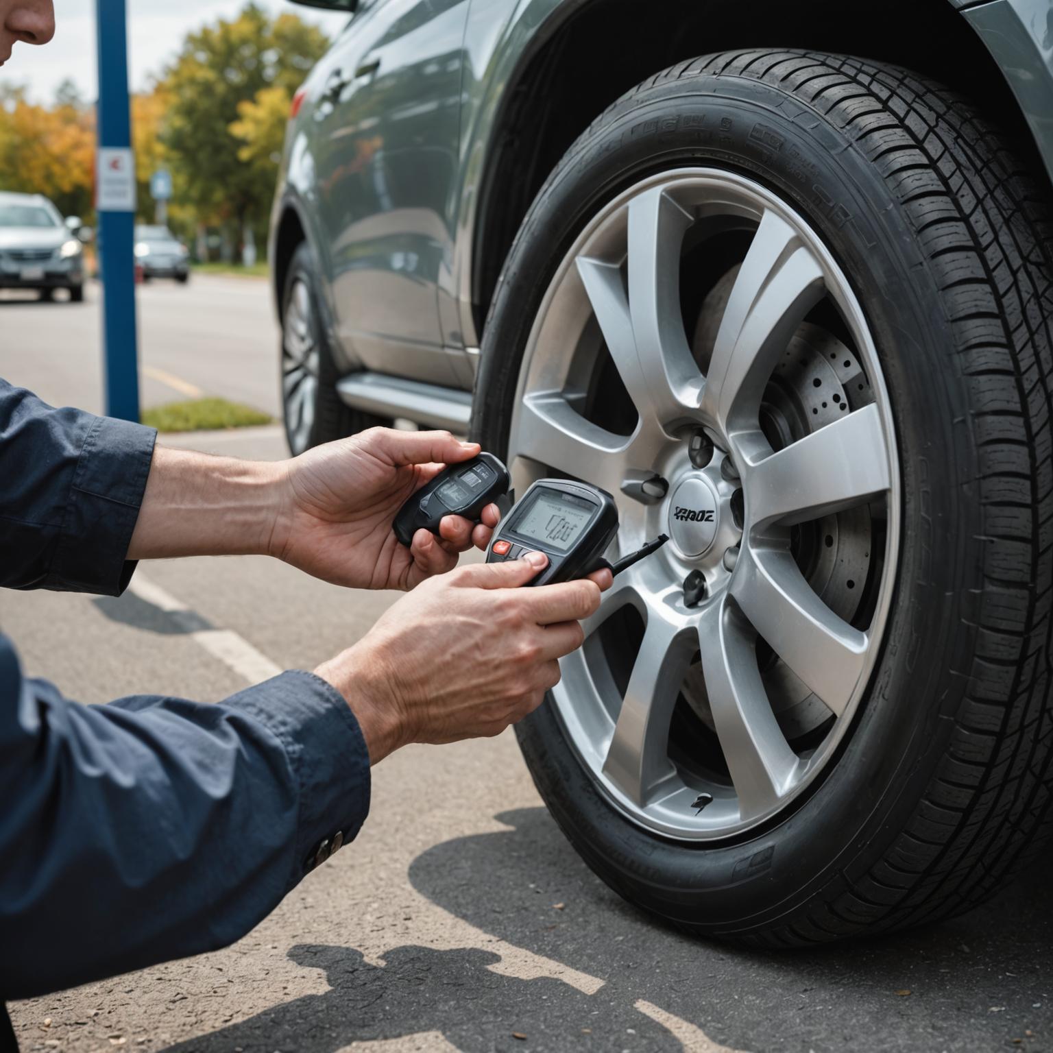 Tire Tread Depth Gauge - Safety and Precision